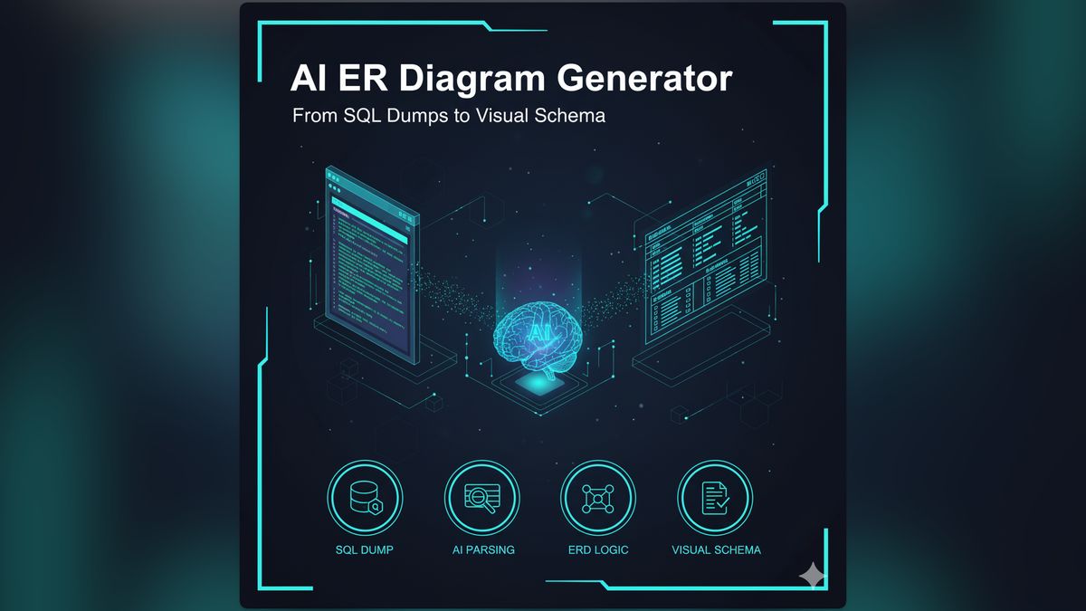 AI ER Diagram Generator: From SQL Dumps to Visual Schema — AI Diagram Maker